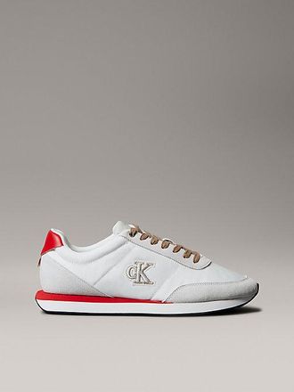 Calvin Klein 1979 - Runner Sneakers Mit Charakteristischem Logo - Oyster/bright White/adrenaline Rush - Herren - EU 42