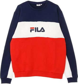 Fila Leichter Crewneck Sweatshirt Blockierter Crew - - Sweatshirts & Hoodies - Herren - Mehrfarbig - XS