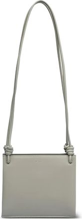 Jil Sander sac porté épaule en cuir à détail de noeud - Gris