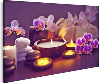 Islandburner Prime Bild auf Leinwand Schönheitsbehandlung Artikel Spa Verfahren Holztisch Massage Steine Ät Bilder Wandbilder Poster