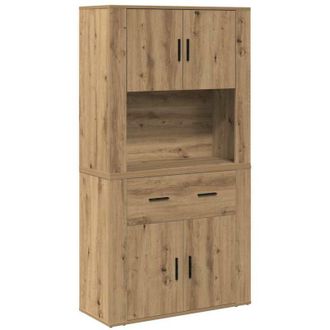 vidaXL Vidaxl - Haut de Buffet avec tiroir ch&ecirc;ne artisanal 80 x 33 x 150 cm