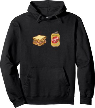 Generic Thunfischschmelze und Ingwer Ale Food Illustration Pullover Hoodie