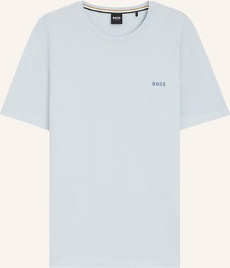 HUGO BOSS Loungewear Oberteil Mix&Match T-Shirt R Regular Fit blau