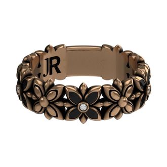 John Richmond Ring mit Blumenmuster - - Accessories - Damen - Braun - ONE SIZE