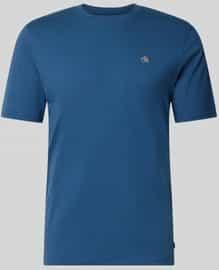 Scotch & Soda T-Shirt mit Label-Stitching und Rundhalsausschnitt