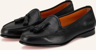 Santoni Slipper Andrea schwarz