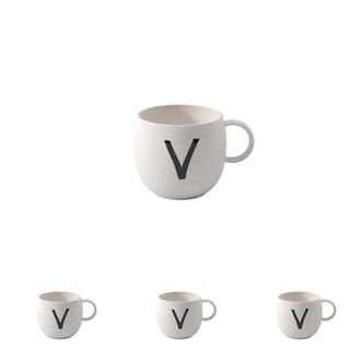 like. by Villeroy & Boch Letters Becher V 13x10x8cm (Packung mit 4)