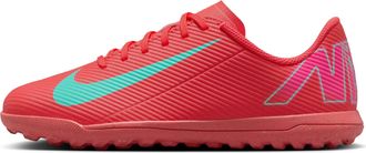 Nike Unisex Kinder Jr. Mercurial Vapor 16 Club Sneaker, Ember Glow Aurora Green, 35.5 EU