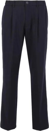 Herno Homme, Pantalons, Bleu, Taille: S Pantalon en Laine Stretch L&eacute;g&egrave;re