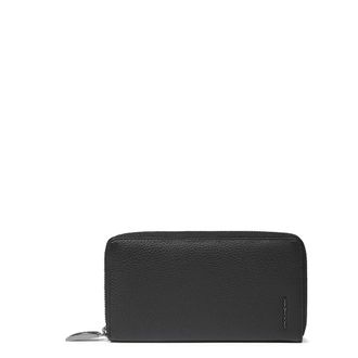Piquadro Zip-around womens wallet with four dividers - Homme - Accessoires - Noir - Taille: ONE Size