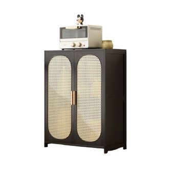 Generic Einbauschrank mit Stauraum, Kaffeetheke mit Schubladen und sichtbaren Acrylt&uuml;ren, Teeschrank aus Holz, geeignet for Flure und Eingangsbereiche(Color2,