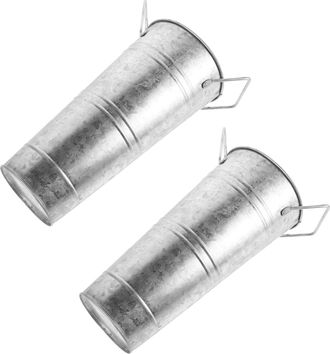 Angoily Verzinkter Metall Schirmst&auml;nder mit Griff Gro&szlig;er Stockhalter f&uuml;r Eingangsbereich Robuster Regenschirm und Gehstockbeh&auml;lter im Landhausstil