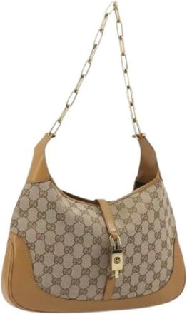 Gucci Sac bandouli&egrave;re vintage doccasion - Femme - Pre-owned - Beige - Taille: ONE Size
