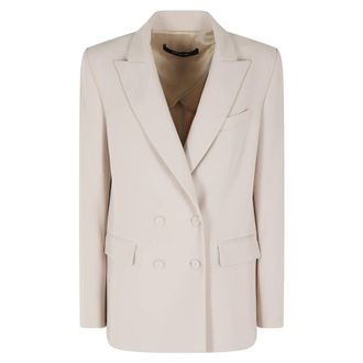 Federica Tosi Damen, Jacken, Beige, LGr&ouml;&szlig;e