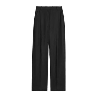 Toteme Hoch taillierte Hose - - Trousers - Damen - Schwarzk - XS
