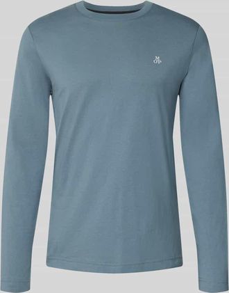 Marc O'Polo Shaped Fit Langarmshirt aus reiner Baumwolle