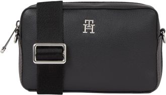 Tommy Hilfiger Damen Crossbody Bag Tasche Essential Camera Bag Mittelgroß, Schwarz (Black), Onesize