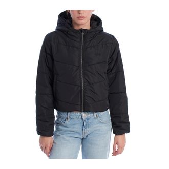 Vans Femme, Vestes, Noir, Taille: 46 FR MTE Foundry Crop Puff Jacket