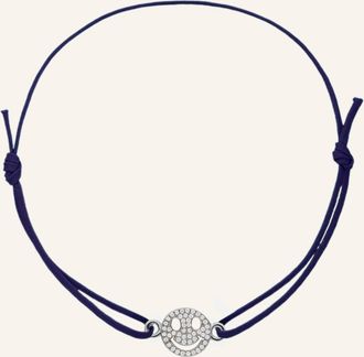 Cada Cada Armband Tiny Smiling Face silber