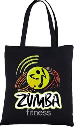 Keephen Sac en toile Sac fourre-tout en coton Zumba personnalis&eacute; avec poign&eacute;e Sacs fourre-tout Shopping Acheteurs respectueux de lenvironnement