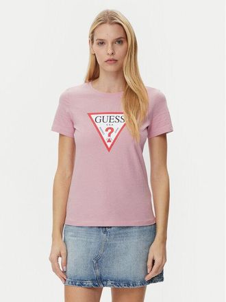 Guess T-Shirt W1YI1B I3Z14 Violett Regular Fit