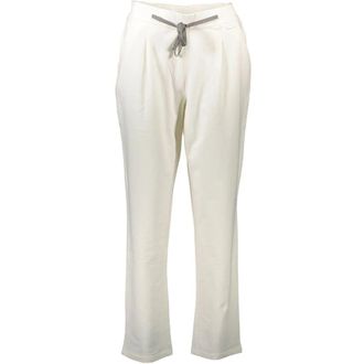 U.S.Polo Association Cotton Pant - - Trousers - Damen - Wei&szlig; - L