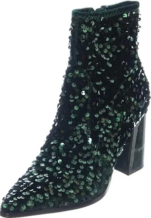 Steve Madden Femme, Chaussures, Vert, Taille: 38 1/2 EU Ankle Heeled Boot