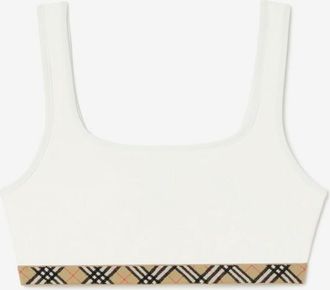 Burberry Haut de bikini avec Check, Size: XL