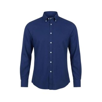 Harmont & Blaine Chemise en coton - Homme - Chemises - Bleu - Taille: L