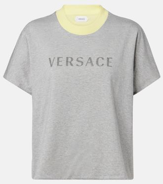 Versace T-shirt r&eacute;versible en coton