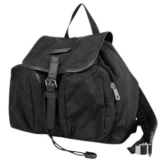 Gucci Pre-owned Vintage Rucksack - - Pre-owned - Damen - Schwarzk - ONE SIZE