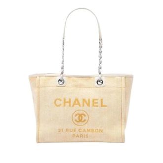 Chanel Pre-owned Deauville Tote Bag - - Pre-owned - Damen - Beige - ONE SIZE