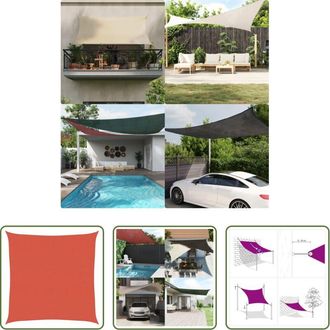 vidaXL vidaXL Protection solaire - Voile dombrage 160 g/m&sup2; Terre cuite 5x5 m PEHD