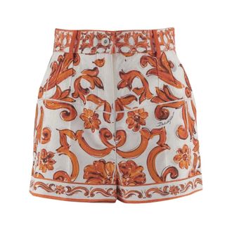 Dolce & Gabbana Femme, Shorts, Multicolore, Taille: 38 FR Short Shorts