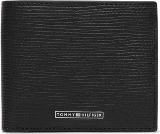 Tommy Hilfiger Geldb&ouml;rse Th Business Saffiano Cc And Coin AM0AM14784 Schwarz