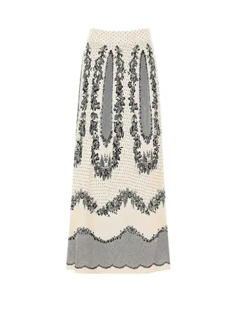Twinset Jupe Longue - Gris
