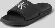 Calvin Klein Badeschuhe mit Label-Pr&auml;gung