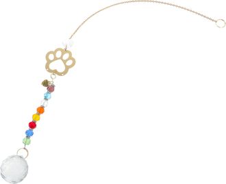 BESPORTBLE Delicate Crystal Suncatcher Ornament Mit Hundepfoten-Design Bunte Fensterdekoration F&uuml;r Garten Und Festlichkeiten F&uuml;r Hochzeiten Weihnachten Und Valen