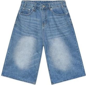 Generic Jean Homme Jeans Homme Week-End/Voyage Short en Jean Hip Hop Raccourci Ample Cargo - Pantalon Workwear Court Id&eacute;al pour &Eacute;t&eacute; Et Activit&eacute;s Urbaines