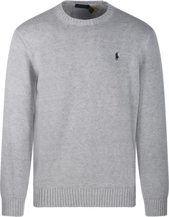 Ralph Lauren Homme, Pulls, Gris, Taille: L Pull Ras du Cou