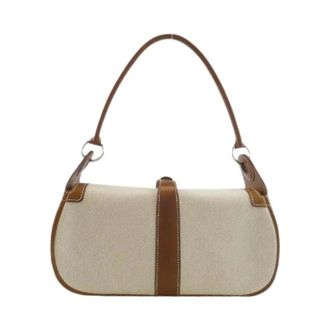 Herm&egrave;s Pre-owned Toile H Schultertasche - - Pre-owned - Damen - Beige - ONE SIZE