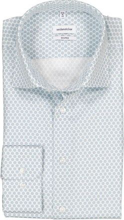 Seidensticker Seidensticker Herren Hemd gr&uuml;n Baumwolle