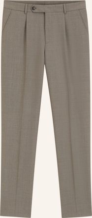 HUGO BOSS Businesshose H-Perin-Pl-Wg-264 Relaxed Fit braun