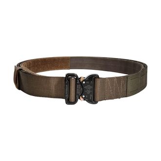 Tasmanian Tiger TT Modular Belt Set Flacher 43mm Cobra Koppel Ausr&uuml;stungs- und Dienst-G&uuml;rtel mit Laser Cut Molle inkl. Inneng&uuml;rtel (XL, Coyote Brown)
