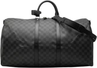 Louis Vuitton Pre-owned Keepall Bandouliere 55 - Homme - Pre-owned - Noir - Taille: ONE Size