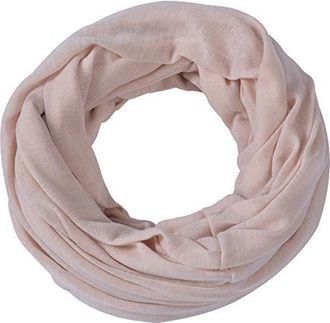 Miobo &Eacute;charpe tubulaire en maille de coton, pour homme/femme, ronde, en couleurs universelles, beige, Taille Unique