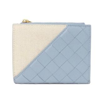 Bottega Veneta Portefeuille Pre-owned en toile dagneau - Femme - Pre-owned - Multicolore - Taille: ONE Size