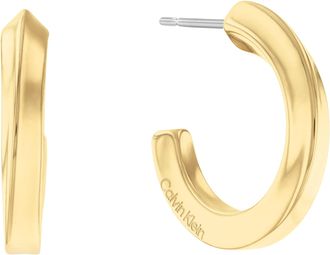 Calvin Klein Creolen für Damen Kollektion TWISTED RING aus Edelstahl