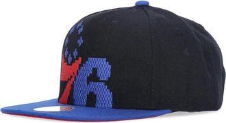 Mitchell & Ness NBA 8 Bit Snapback Kappe Schwarz - - Accessories - Herren - Schwarzk - ONE SIZE