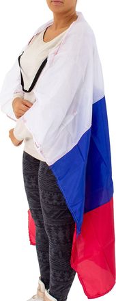 Brubaker Fan Poncho Umhang Fußball WM Länder Cape Russland Flagge Unisex